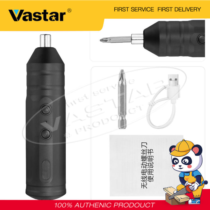 Vastar Mini Electric Screwdriver Usb Charging Screw Driver Cordless