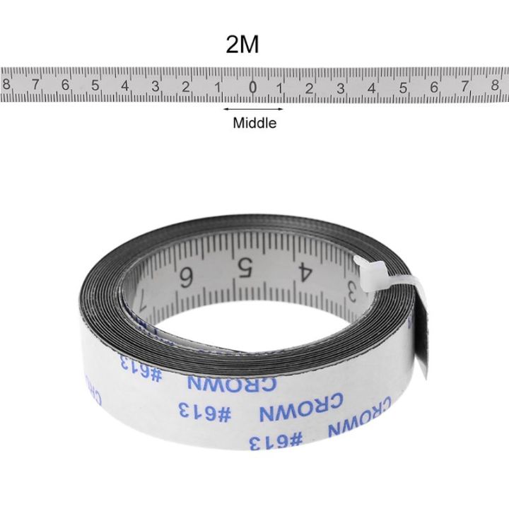 Stainless Steel Miter Track Tape Measure Self Adhesive Metric Scale ...