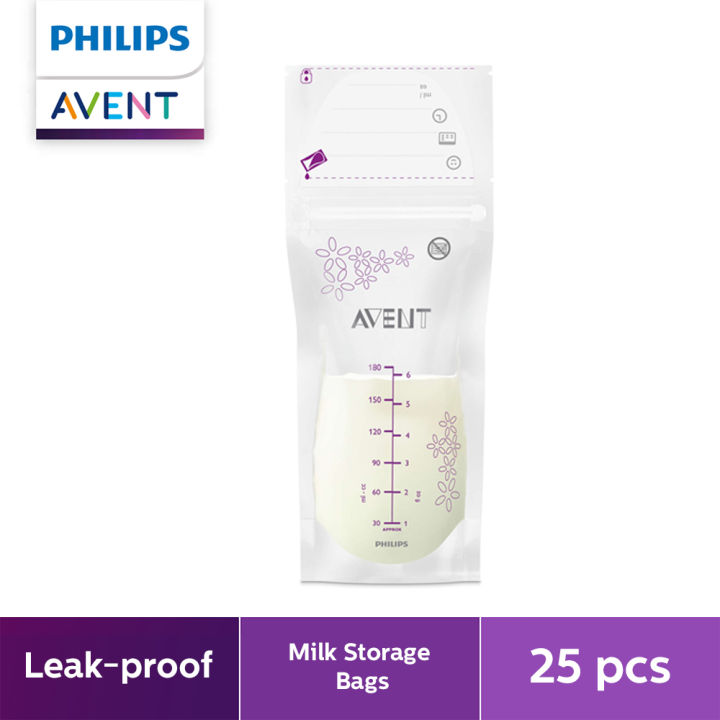 Philips AVENT Breast Milk Storage Bags With Name 6oz BPS Free Milk ...