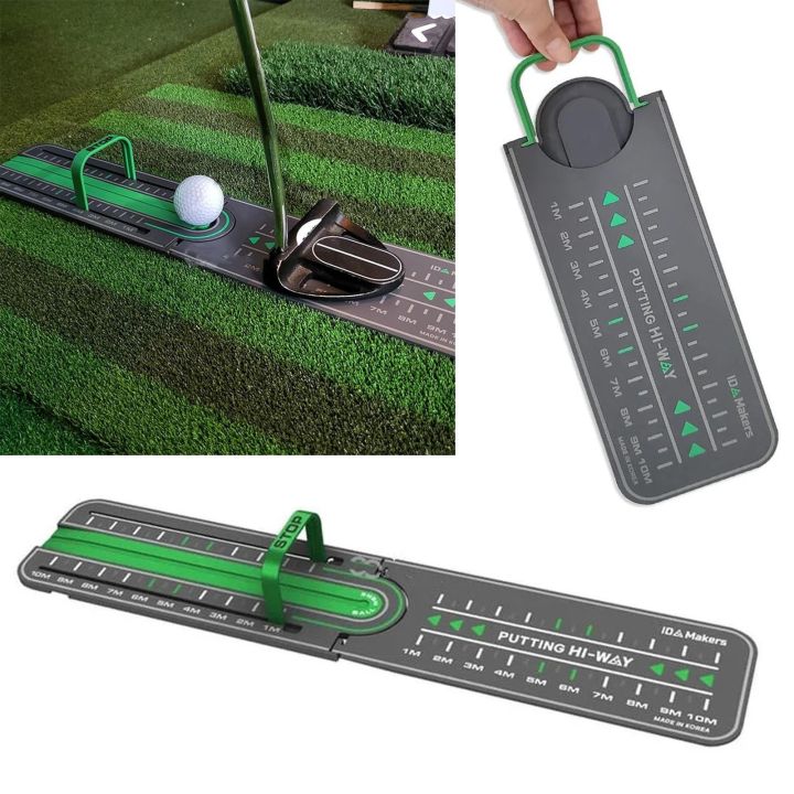 guyouzi® Adjustable Golf Putting Mat Golf Swing Trainer Improve Your ...