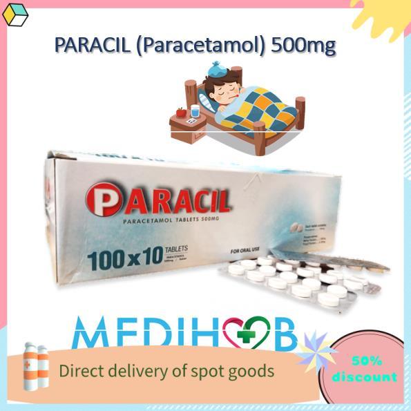 effective ☝PARACIL (Paracetomol) 500mg 100SBox (FEVERPAIN)♬ | Lazada