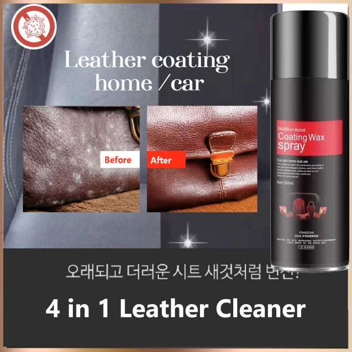 【SG READY STOCK】4 in 1 Multipurpose Leather Cleaner Spray l Coating Wax ...