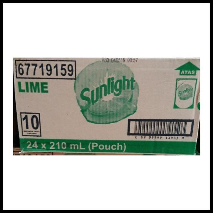 Sunlight New Lime 210Ml Refill Per 1 Dus / Karton Isi 24 Pcs | Lazada ...