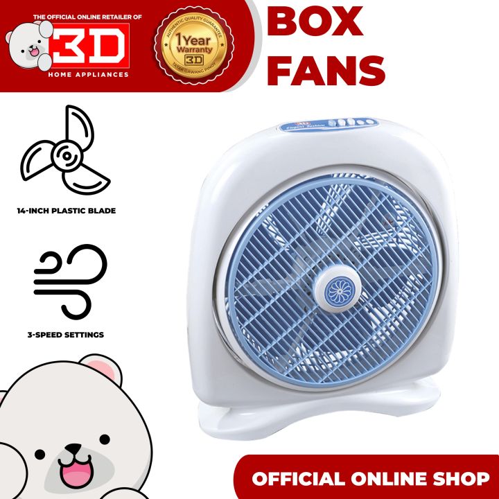 3D Box Fan Elegant Fashion (BF35EF) | Lazada PH