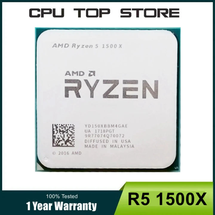 AMD Ryzen 5 R5 1500X 3.5Ghz 4-Core 8-Core CPU Processor | Lazada.co.th