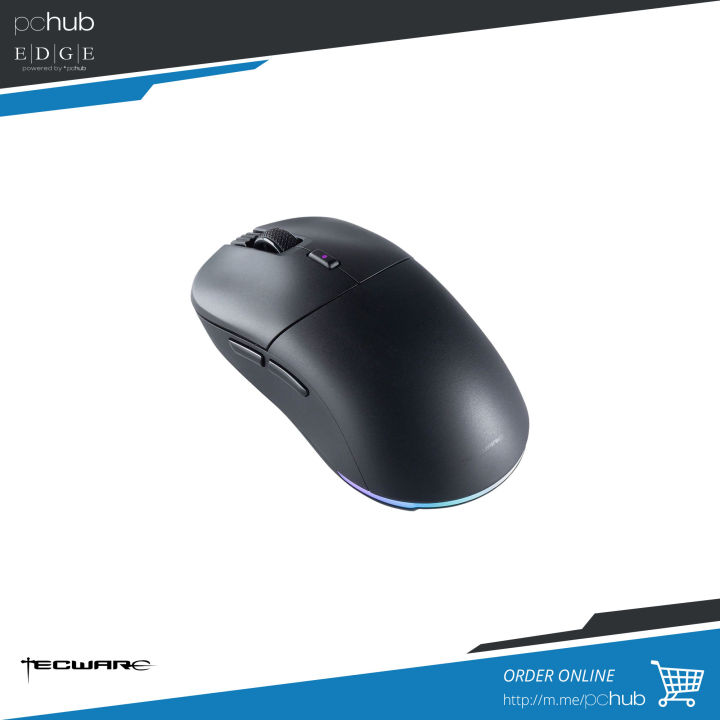 PChub | Tecware Pulse Elite, black, wireless gaming mouse, ambidextrous ...