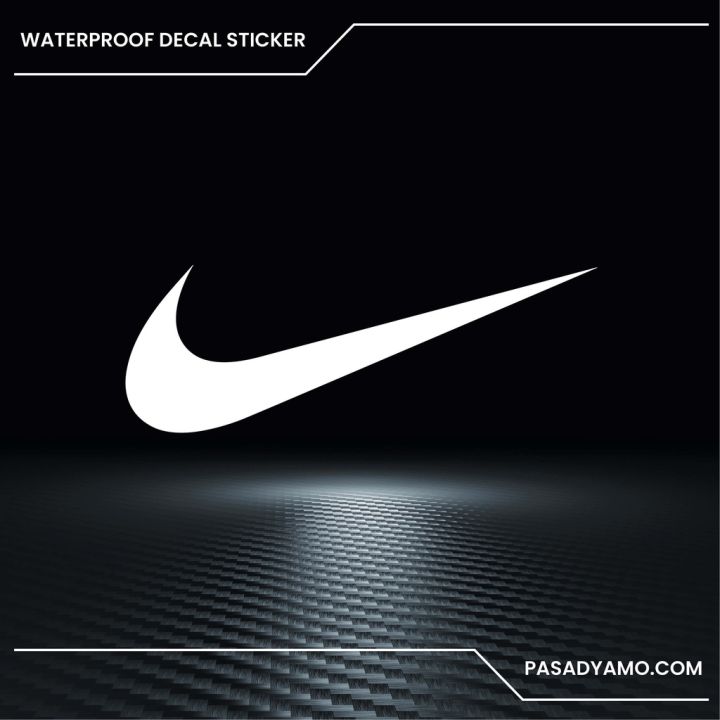 Nike Swoosh Logo Decal Sticker for Cars Motorcycles Laptops Skateboards ...