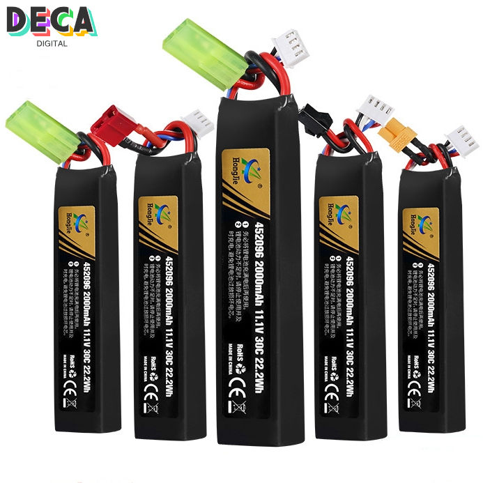 Lithium Battery 11.1V 2000mAh RC lipo Battery Tactical Edition-Car ...