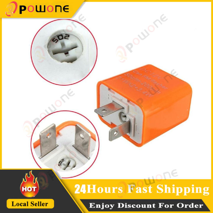 LED Indicator Flasher Relay Resistor Fix Fast Flash Rate Motorcycle ...