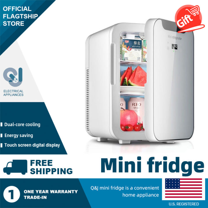 [Local Warranty] Q&J Mini Cabinet Fridge 20L With Digital Display Car ...