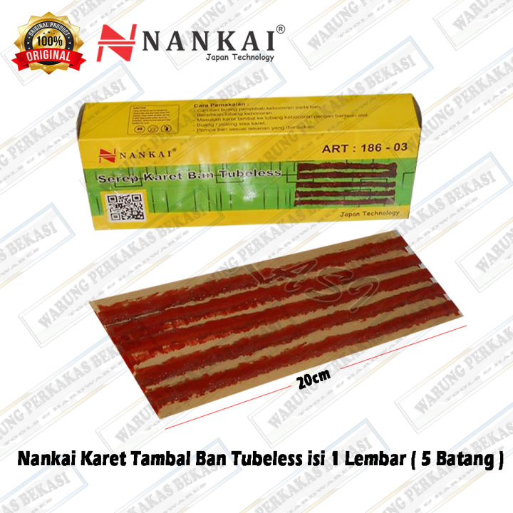 LEBIH PANJANG 1 Lembar ( 5 Batang ) Nankai Reffil Isi Lem Cacing Tubles ...