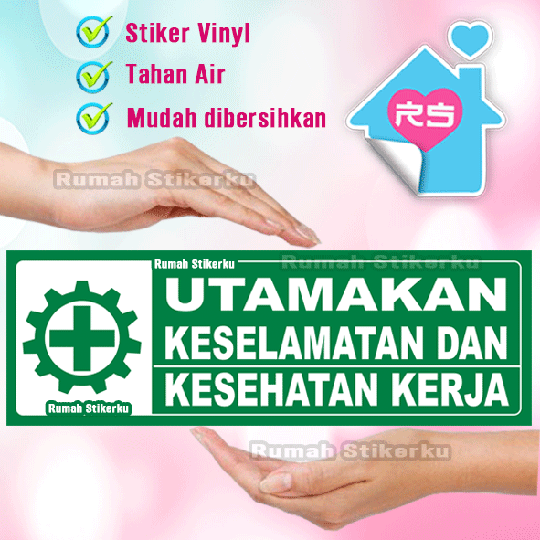 Stiker Utamakan Keselamatan kerja | Lazada Indonesia