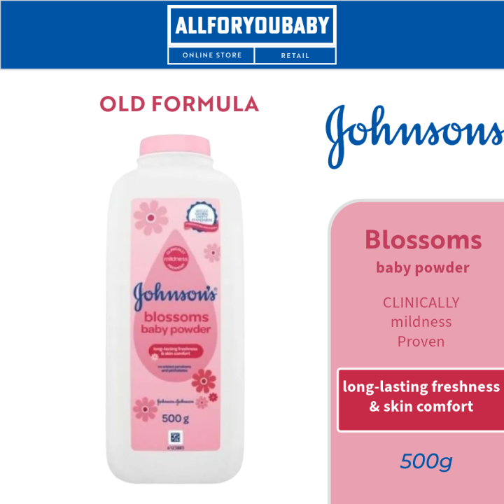 Johnsons Baby Powder Blossoms 500G | Lazada PH