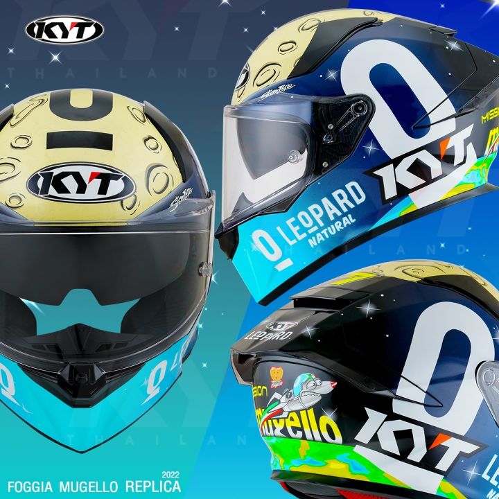 หมวกกันน็อค KYT Model R2R ลาย FOGGIA MUGELLO 2022 REPLICA | Lazada.co.th