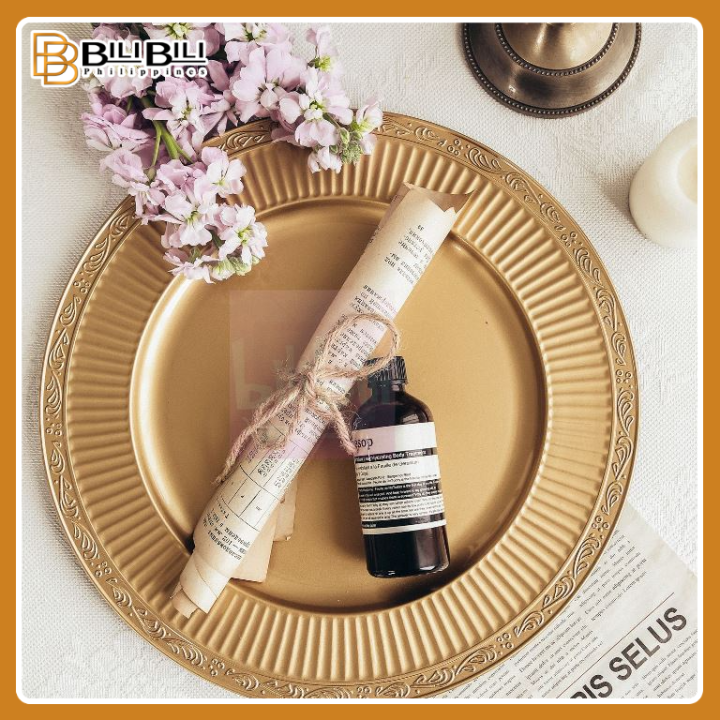 BILI.PH PVC 13" Charger Plate Tray Wedding Hotel Party Craft Tray ...