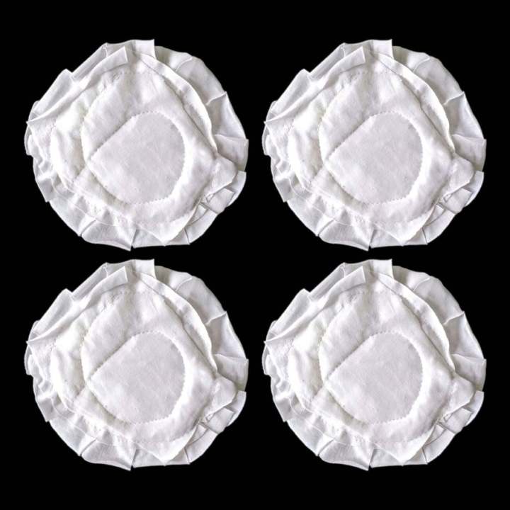 10pcs Multipurpose Plain White Round Rags Basahang Bilog Cleaning Cloth ...