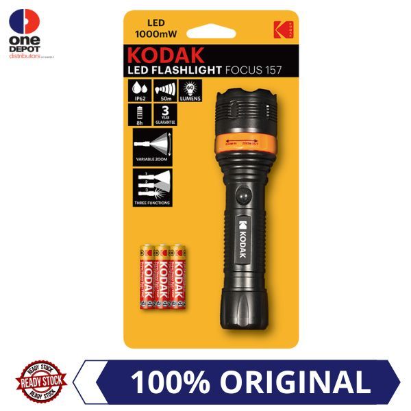 KODAK LED Flashlight Focus 157 | Lazada