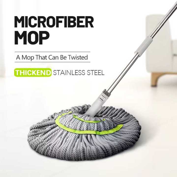 HM-II SPIN MOP MAGIC TORNADO MOP 360 DEGREE EASY SPIN MAP FLOOR ...