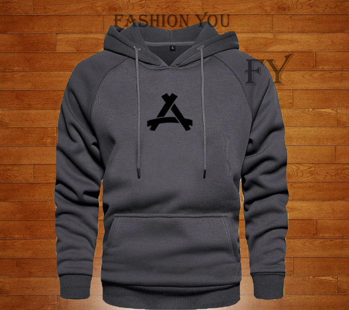 Baju Sweater Hoodie Distro Logo A Hitam Quality Premium Hoodie Pria ...