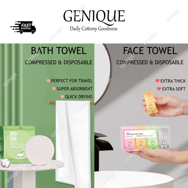 Disposable Compressed Face Towel Candy Size Compressed Bath Towel ...