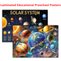 SOLAR SYSTEM CHARTS / PLANETS A4 Size Laminated Educational Preschool ...