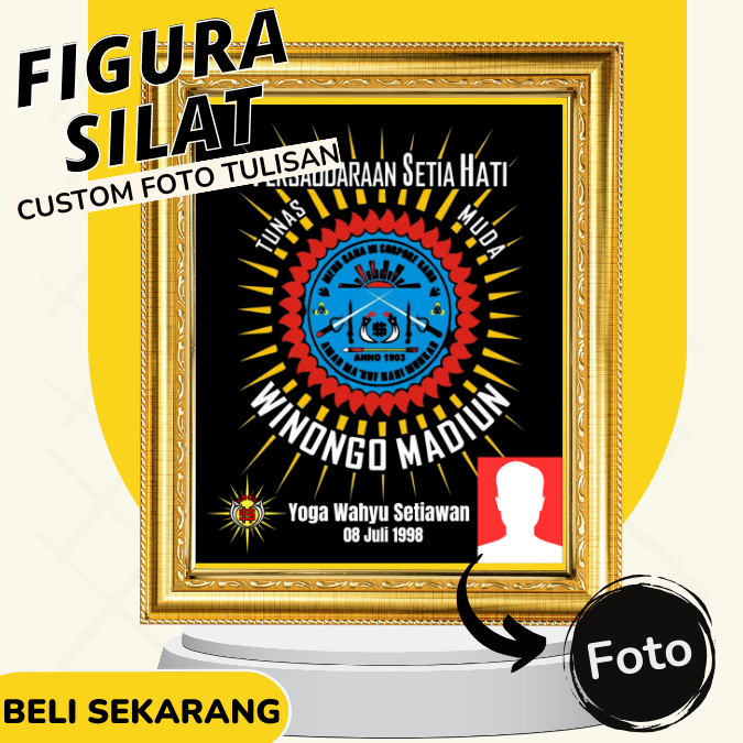 FIGURA CUSTOM PSHW WINONGO BISA TAMBAH FOTO DAN TULISAN | Lazada Indonesia