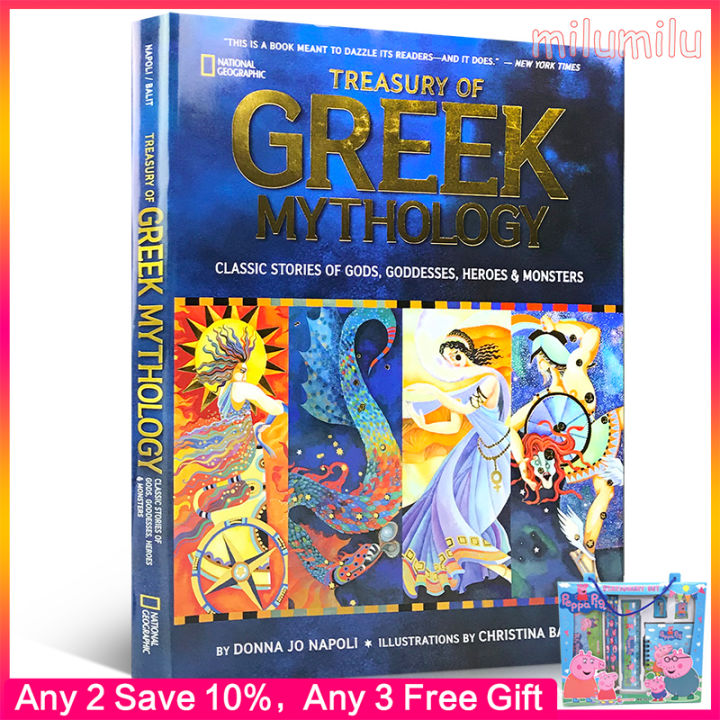 Treasury of Greek Mythology: Classic Stories of Gods, Goddesses, Heroes ...