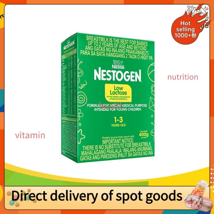 Nestogen Low Lactose Milk Supplement for Children 1 to 3 Years Old 400g ...