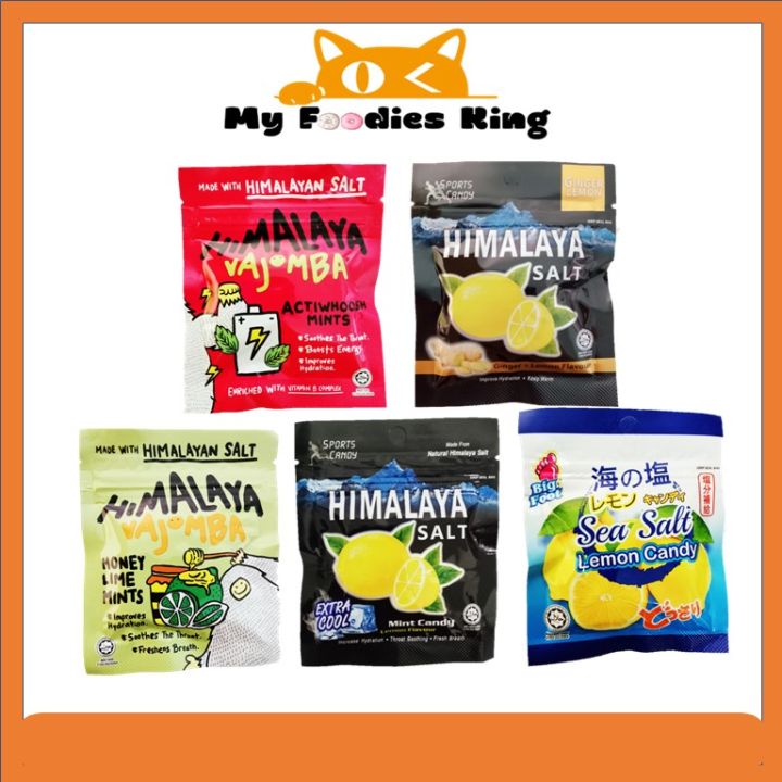 Himalaya 15g Big Foot Candy gula garam Lemon / Ginger lemon / Honey ...