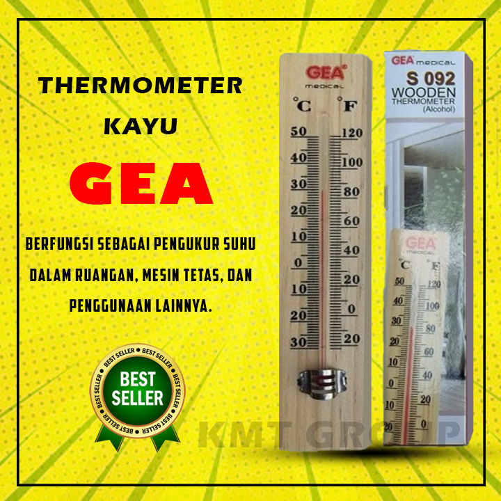 Thermometer Kayu GEA untuk Termometer Ruangan dan Mesin Tetas | Lazada ...