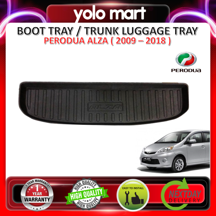 Perodua Alza 】 Trunk Luggage Tray - Boot Tray Cargo Luggage ( 2009 ...