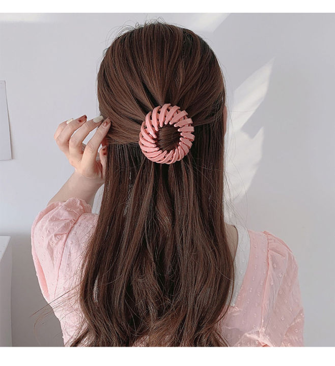 🎀ร้านไทย🇹🇭🎀ส่งของไว🎁กิ๊บหนีบผมแบบรังนกมัดผม เก็บผมแน่น จัดแต่งได้หลาย ...