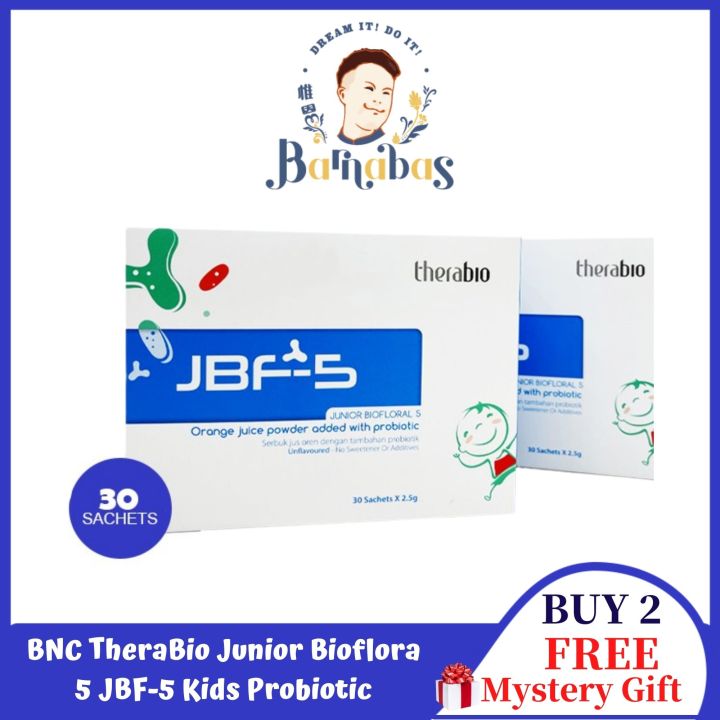 BNC TheraBio Junior Bioflora 5 JBF-5 Kids Probiotic 儿童益生菌 - 30 sachets ...