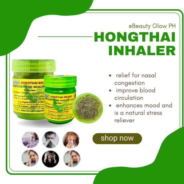 Hong Thai Brand Herb Inhaler - Effective Relief for Asthma and Anxiety ...