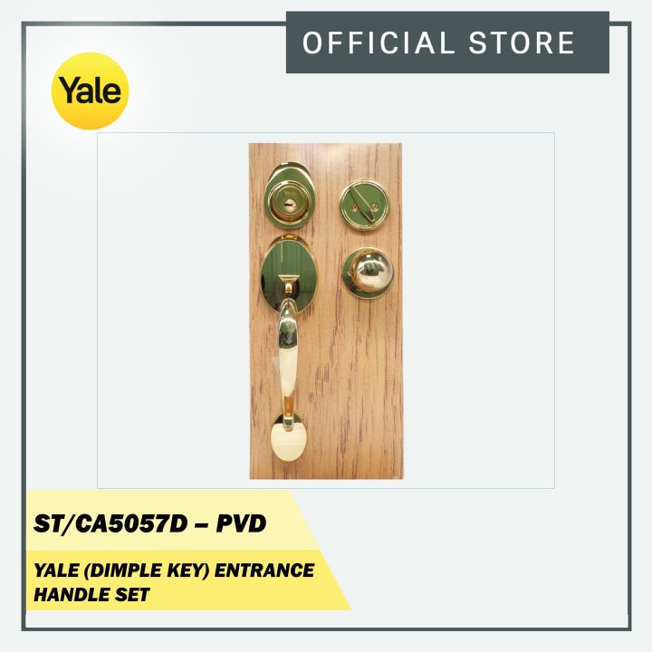 Yale ST/CA5057D (Dimple Key) Entrance Handle Set | Lazada Singapore