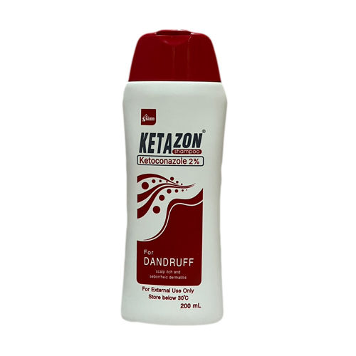 KETAZON shampoo คีตาซอน แชมพูสระผม ขจัดรังแค บรรเทาอาการคันศรีษะ เพื่อ ...
