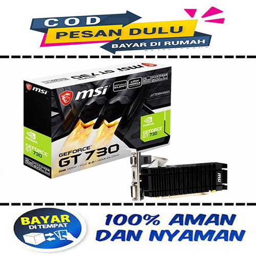 VGA MSI Geforce Nvidia GT 730 2GB DDR3 | Lazada Indonesia