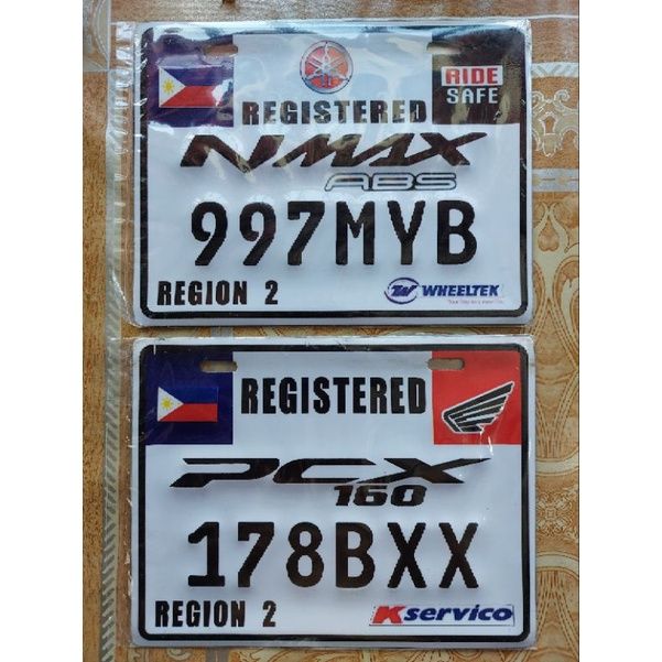THAI TEMP PLATE MOTORCYCLE GALVANIZED METAL EMBOSSED | Lazada PH