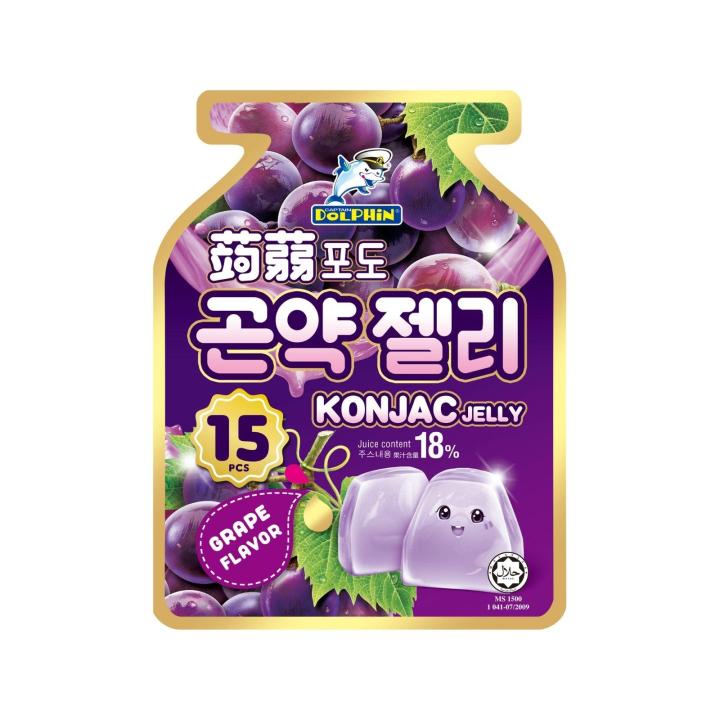 Captain Dolphin Konjac Grape Jelly 15S x 20G | Lazada Singapore