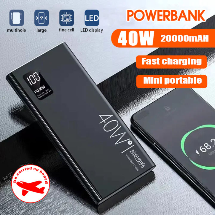 【CCC Certification】PD 40W Powerbank Super Fast Charging 20000mAh Flash ...