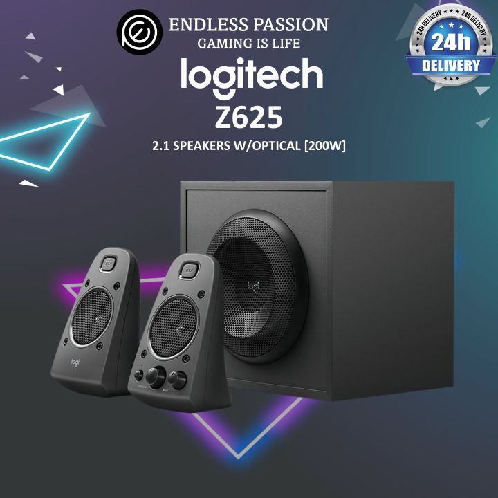 Logitech Z625 Powerful THX® Certified 2.1 Speaker System with Optical Input | Lazada Singapore