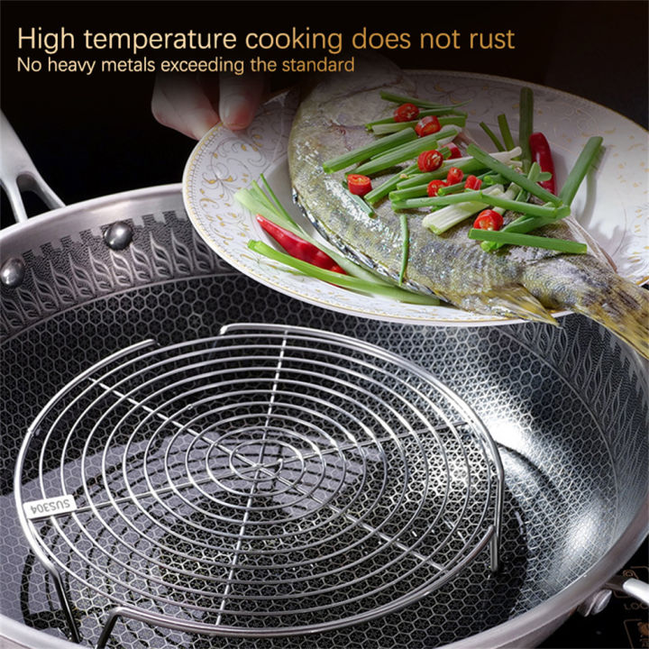 doxiy 【High Quality】304 Stainless Steel Steaming Rack Cooking Rack ...