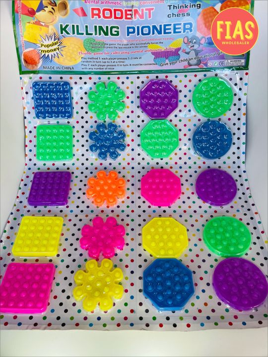 20 Pieces Pop it Shape Toys | Lazada PH