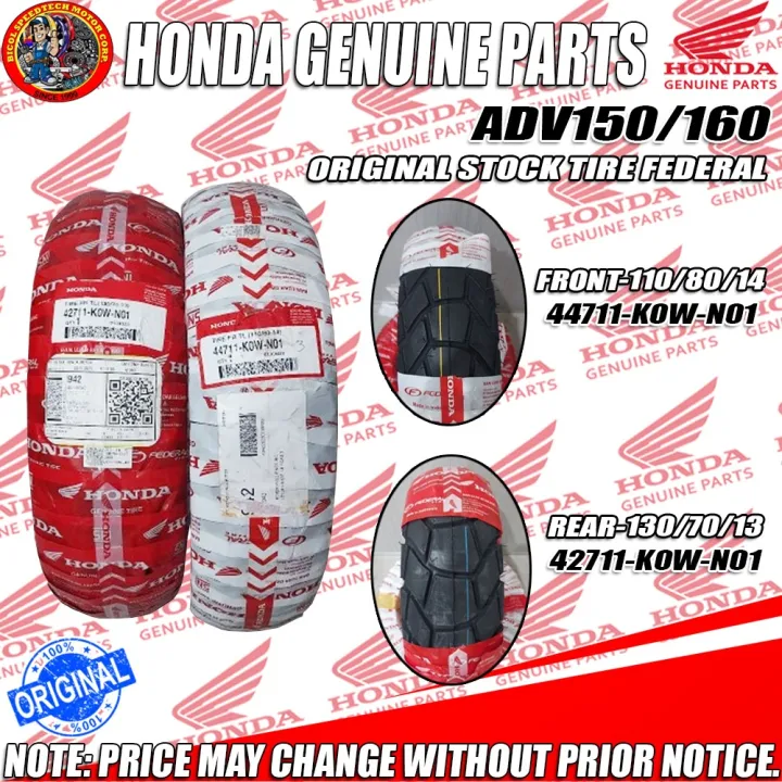 ADV 150/160 ORIGINAL STOCK TIRE (FEDERAL TIRE) (HPI) (GENUINE: FR-44711 ...