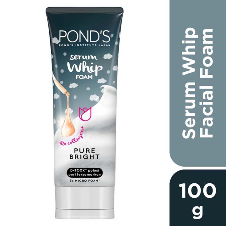 PONDS Bright Miracle Face Whip Detoxx Foam 100g | Lazada