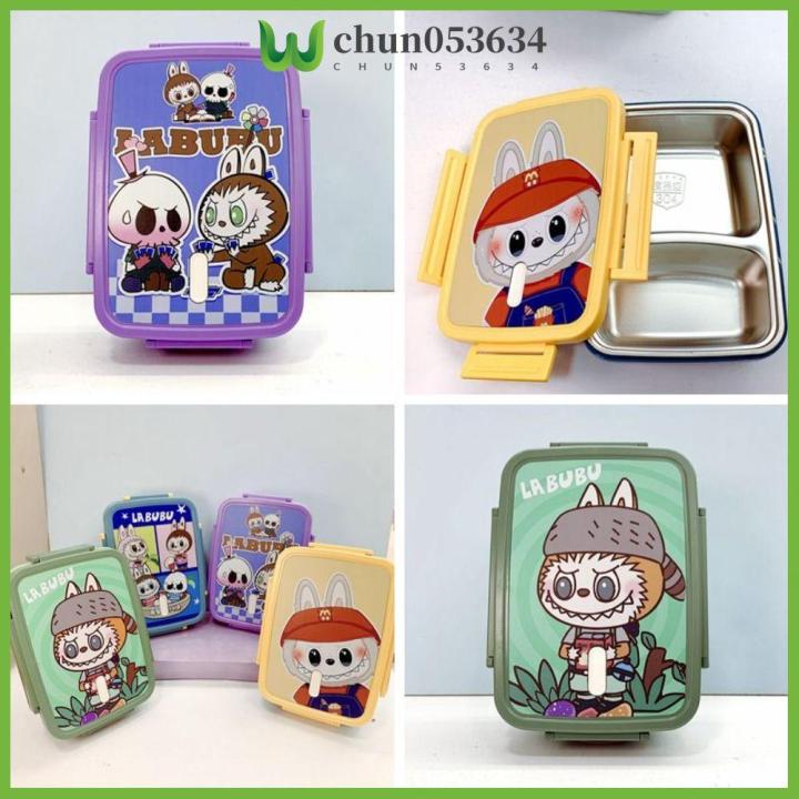 CHUN053634 Labubu Labubu Lunch Box Microwavable Leakproof Bento Box ...