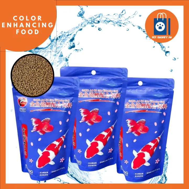 Porpoise Goldfish and Koi Color Enhancing Food Pellet 200 Grams ...