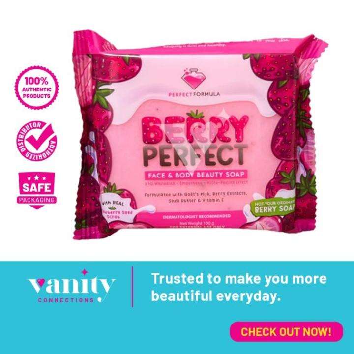 Perfect Formula Berry Perfect Face & Body Beauty Soap 100g Body Care ...