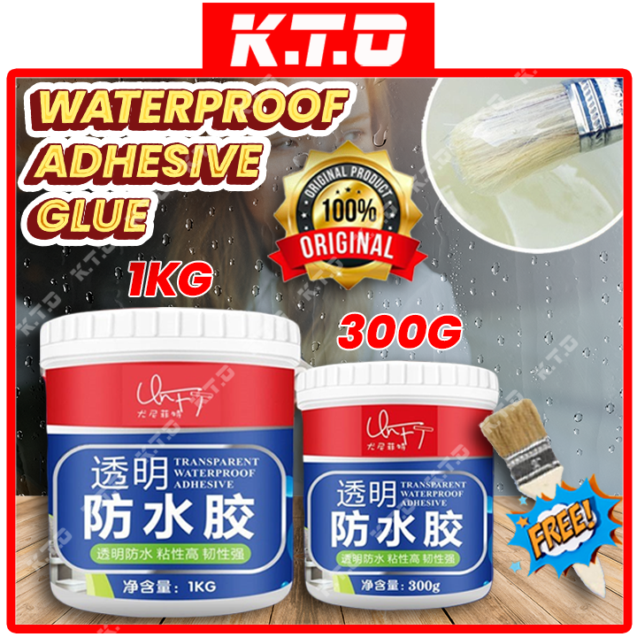 300G / 1KG Waterproof Adhesive Glue Transparent Multipurpose Wall Tile ...