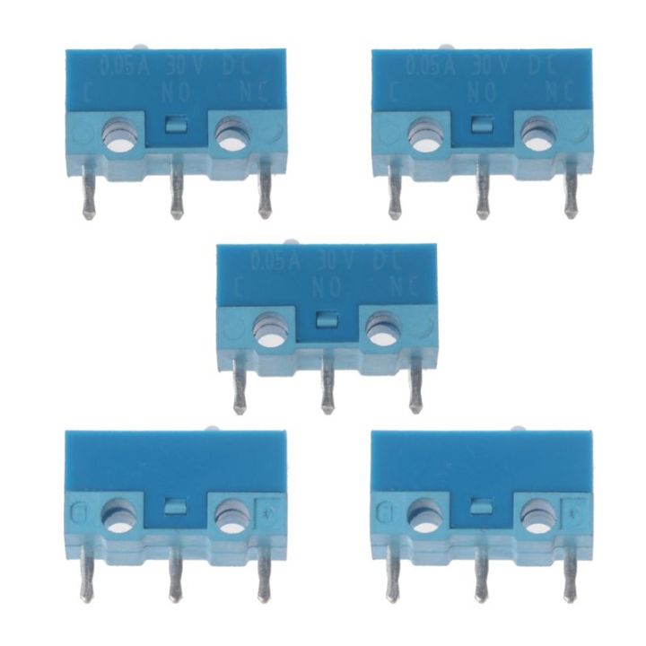 Mouse Micro Switch 100% HUANO Mouse Button White Dot Blue Shell Silver ...